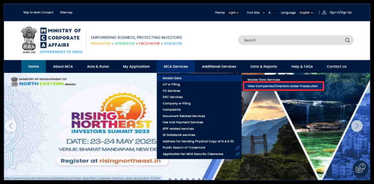 MCA Master Data: Meaning, Benefits, Search Process.